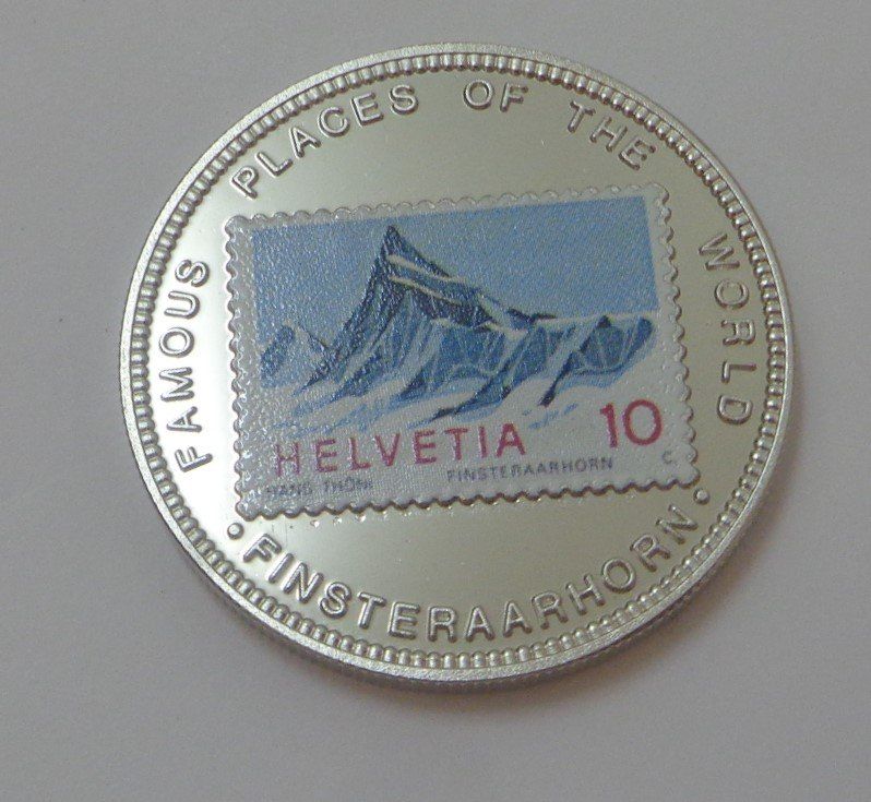 Schweizer Berge Briefmarken Münzprägungen Finsteraarhorn | Kaufen auf Ricardo