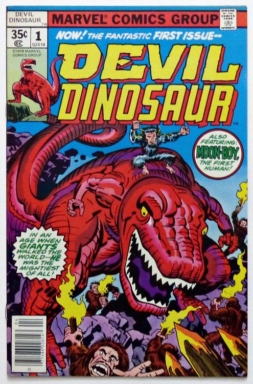 DEVIL DINOSAUR #1 KIRBY 🔑 KEY ISSUE 1ST APP. MOON BOY 1978 (Gebraucht) in Lugano für CHF 27.9 ...