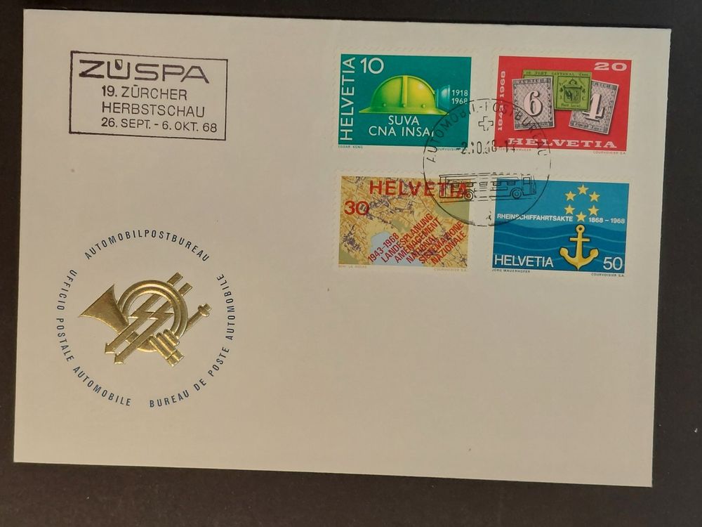 Sonderbrief ZÜSPA 1968, Zürich (Gebraucht) in Obfelden für CHF 1 – mit Lieferung auf Ricardo kaufen
