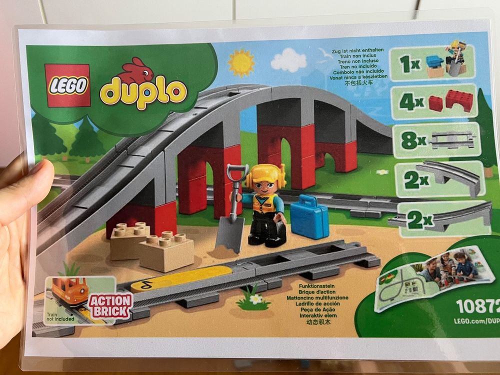 Lego Duplo Set Eisenbahnbrücke und Schienen 10872 | Kaufen auf Ricardo