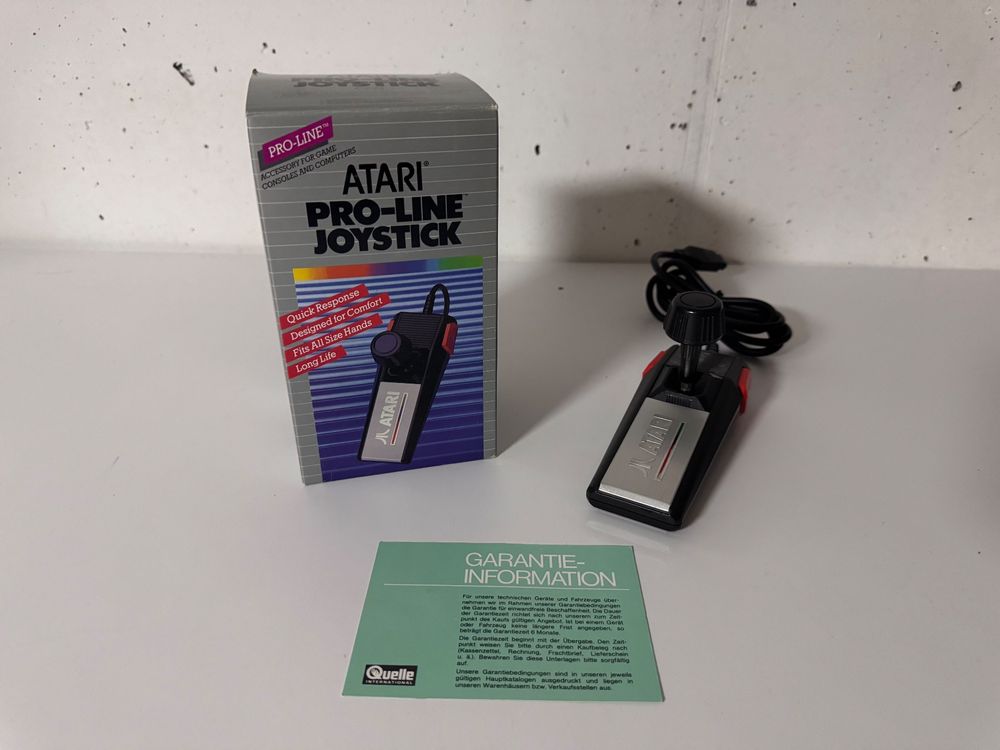 Atari Joystick top Zustand mit Ovp sehr selten ab 1.- (Neu (gemäss ...