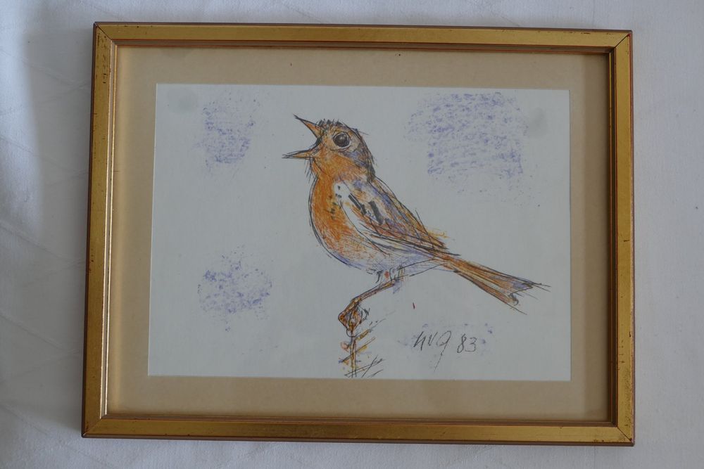 Hübsches Bild vom bekannten Maler Hug, 1983 | Kaufen auf Ricardo