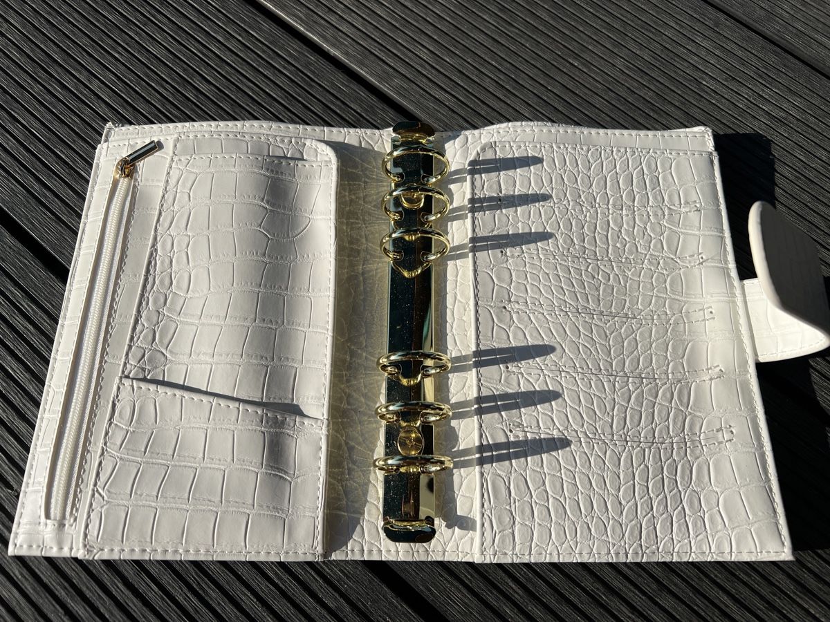 Wunderschöner Filofax, Ringplanner, vegan, weiss, Personal (Neu (gemäss ...