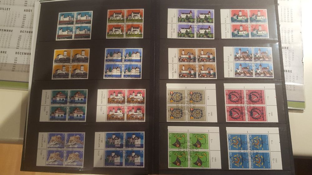 Timbre Pro Patria blocs de 4 1970 à 2009 (Gebraucht) in Sorvilier für CHF 10 – mit Lieferung auf ...
