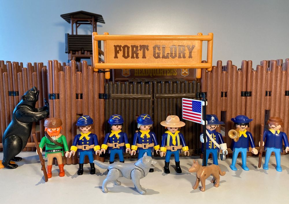 Playmobil, Western FORT GLORY mit Nordstaatler Kavallerie (Gebraucht ...