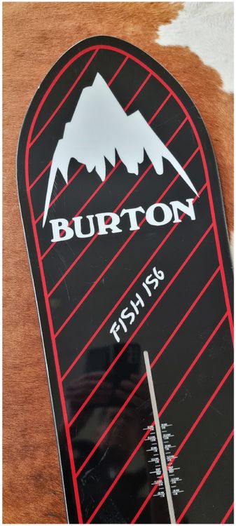 Snowboard Burton Fish 156 Sammlerboard "Out of stock" 2009 (Neu (gemäss ...