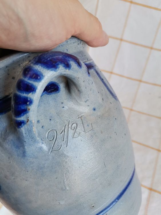 Senftopf, Steinzeug, Keramiktopf, Sauerkrauttopf, Alter Topf (Gebraucht ...