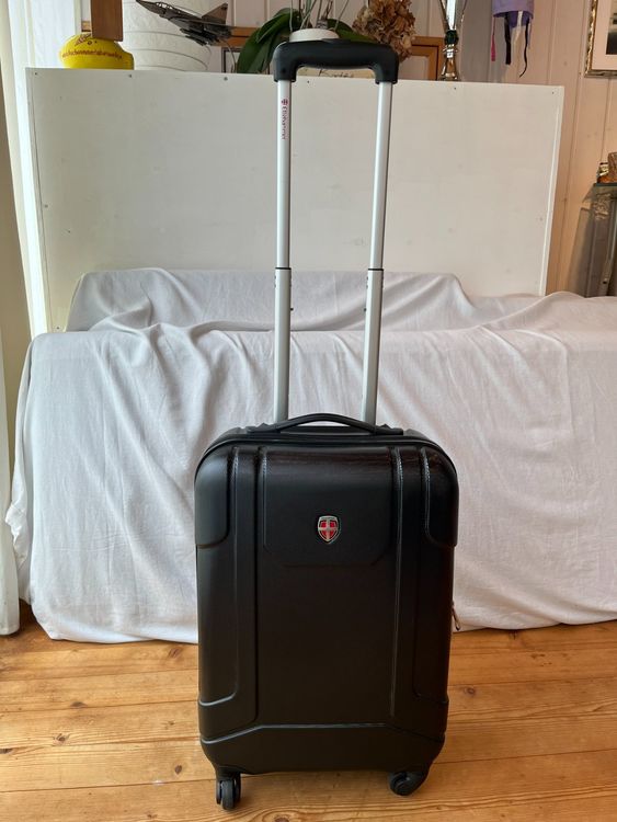 Schwarzer Ellehammer Rollkoffer, Reisekoffer (Neu (gemäss Beschreibung ...