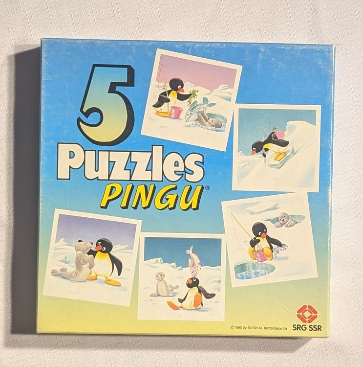 5 PINGU Puzzles AUS DEM Jahr 1990 (Neu (gemäss Beschreibung)) in Wängi ...