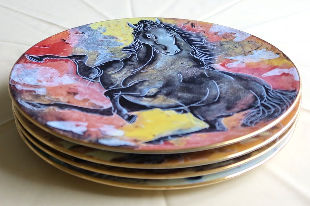 Hans Erni Sammelteller 1996 Die vier Elemente | Kaufen auf Ricardo