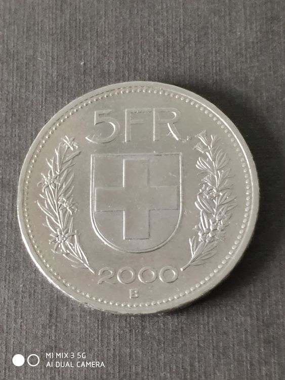 5 CHF année 2000 | Kaufen auf Ricardo