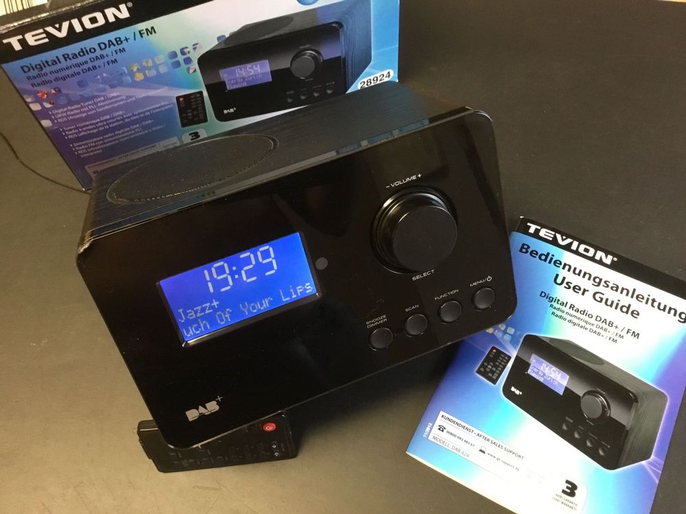 DAB+ Radio Tevion schwarz (Gebraucht) in für CHF 29 – mit Lieferung auf ...