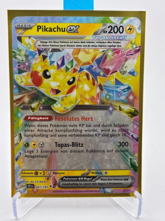 Stürmische Funken - Pikachu ex (SSP 57) - Deutsch | Kaufen auf Ricardo