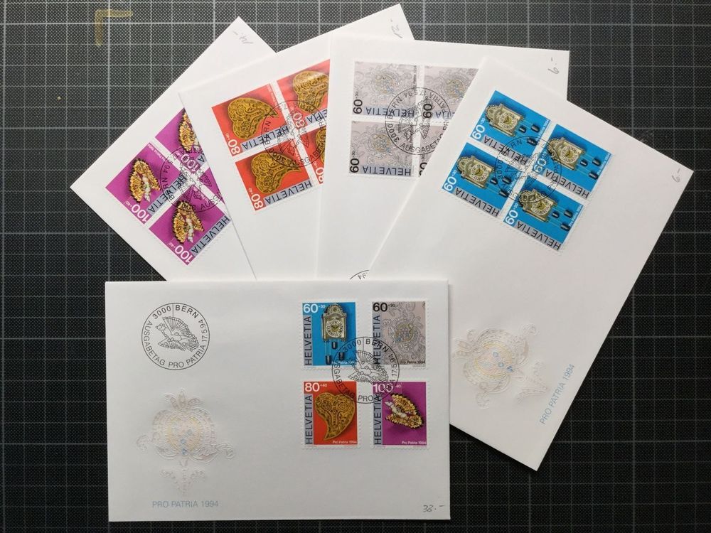 FDC Pro Patria Volkskunst aus der Schweiz III 1994 ET | Kaufen auf Ricardo