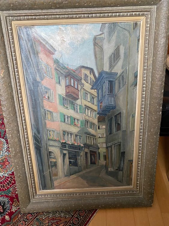 Schönes Gemälde (Zürich) CH.Frankl | Kaufen auf Ricardo