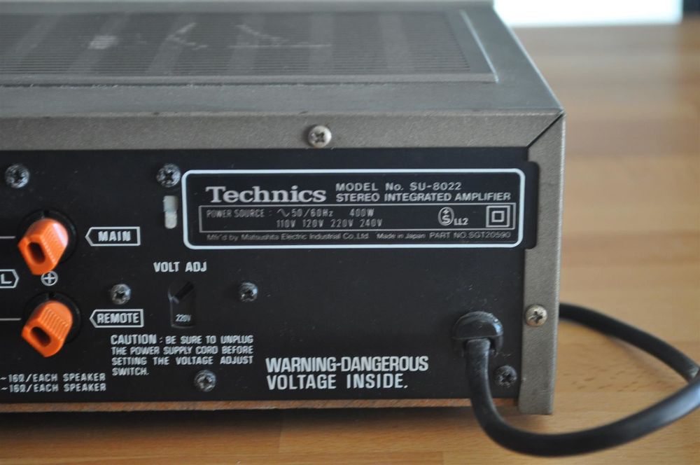Technics Stereo Aplifier SU-8022 | Kaufen auf Ricardo