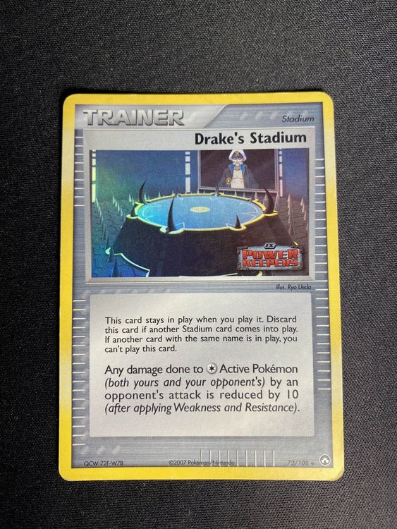 Pokemon - Drake's Stadium Holo Power Keeper Stamp at 5.- (Gebraucht) in ...