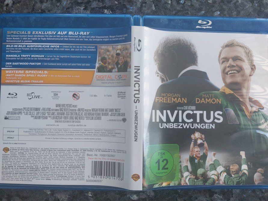 Invictus - Unbezwungen Blu-ray Top Zustand (Gebraucht) in Rain für CHF 2 – mit Lieferung auf ...