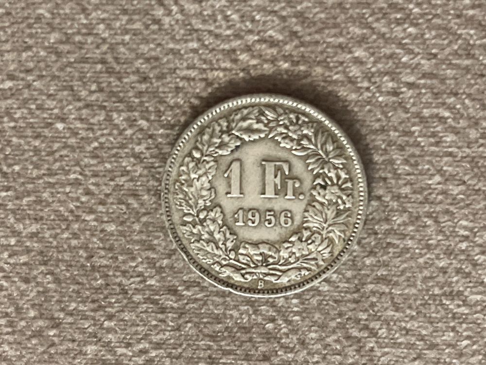 1 Franken 1956 Silbermünze | Kaufen auf Ricardo