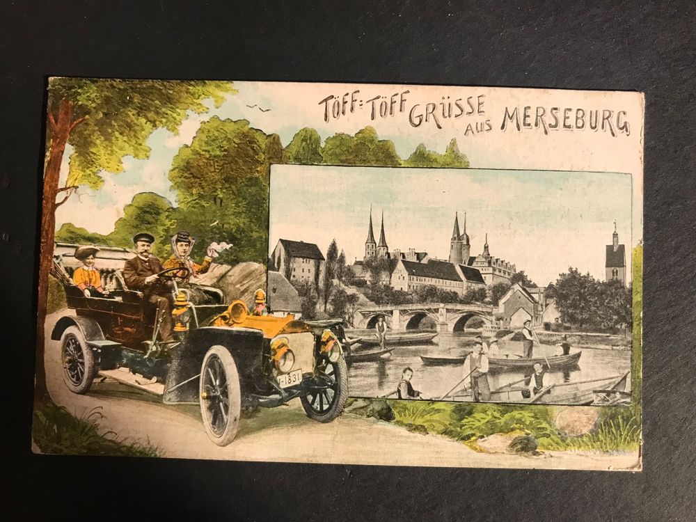 PK Antike Postkarte Gruss aus Merseburg (Gebraucht) in Dallenwil für CHF 5 – mit Lieferung auf ...
