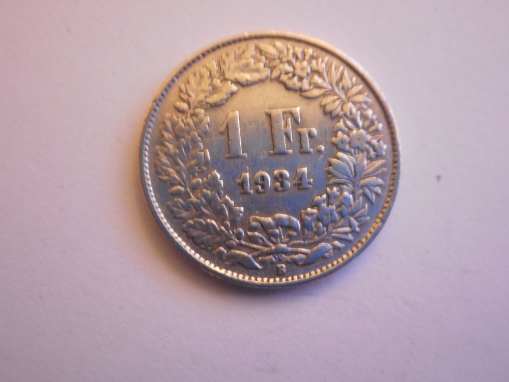 1 Fr. 1934 rar | Kaufen auf Ricardo