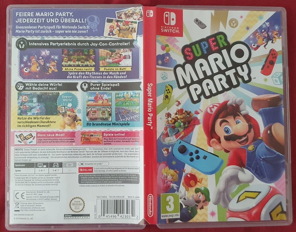 Super Mario Party Switch - Karte (Gebraucht) in Zürich für CHF 28 – mit ...