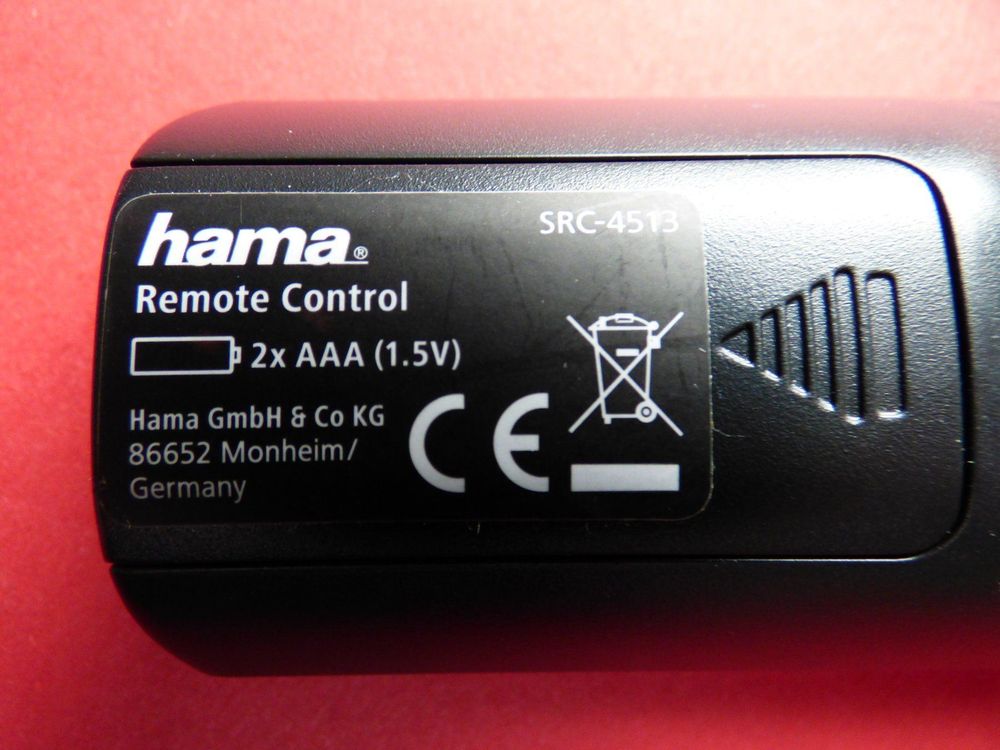 Original Fernbedienung Hama SRC-4513/Neu (Neu und originalverpackt) in ...