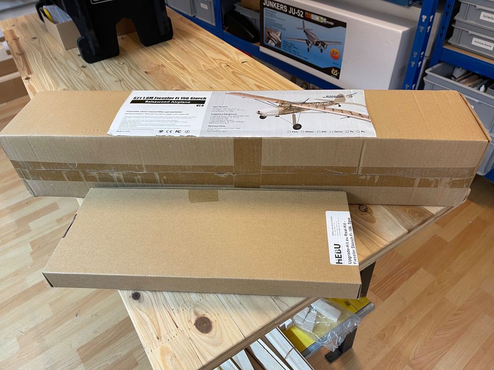 RC Fieseler Storch Modell-Bausatz (Neu und originalverpackt) in ...