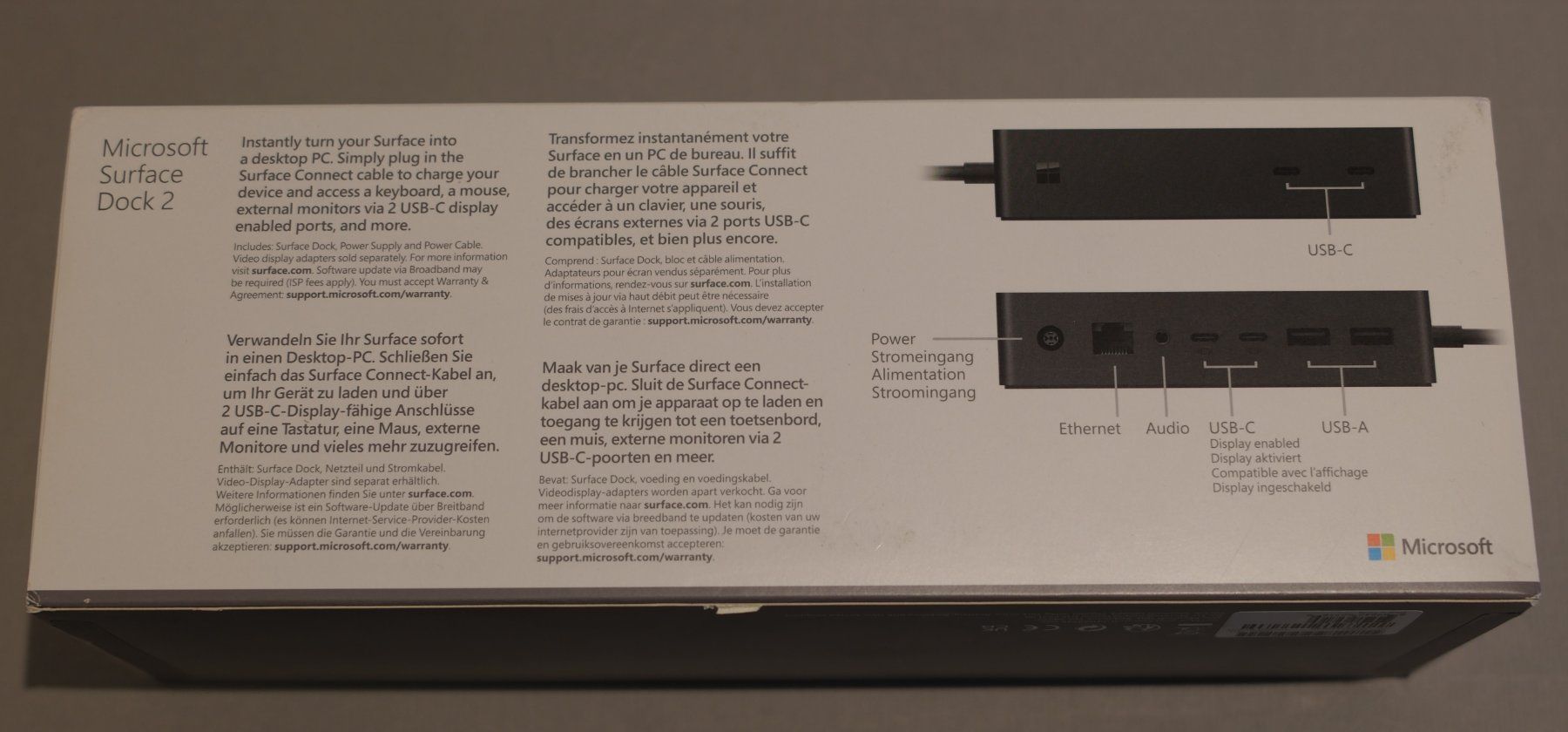 Microsoft Surface Dock 2, komplett in Originalverpackung (Gebraucht) in ...