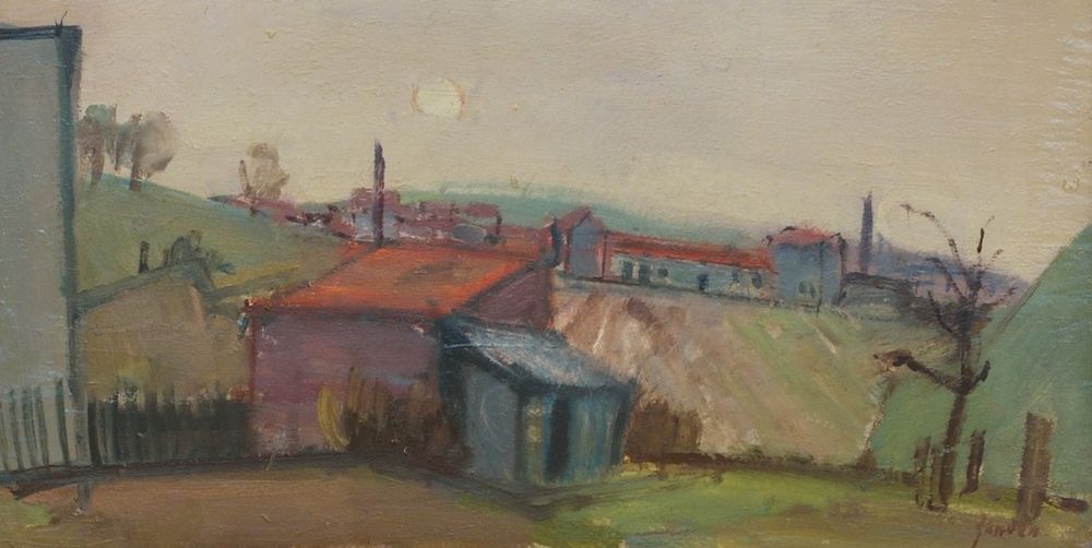 Rudolf Zender. Schweizer Kunst. Banlieu de Paris um 1938 (Gebraucht) in ...