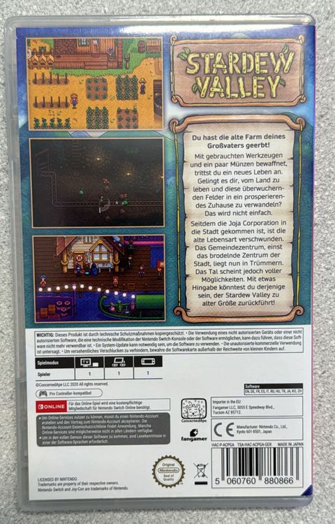 STARDEW VALLEY NINTENDO SWITCH | Kaufen auf Ricardo