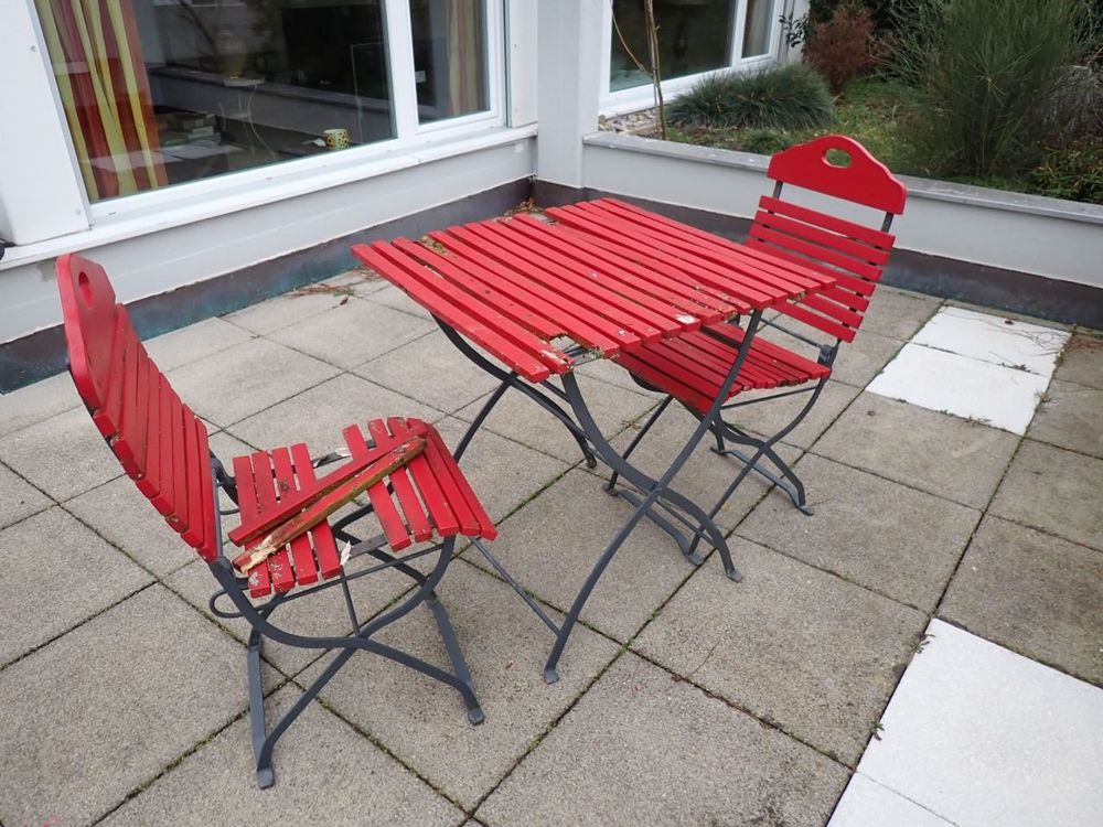 Gartentisch Beschichtung Reparieren