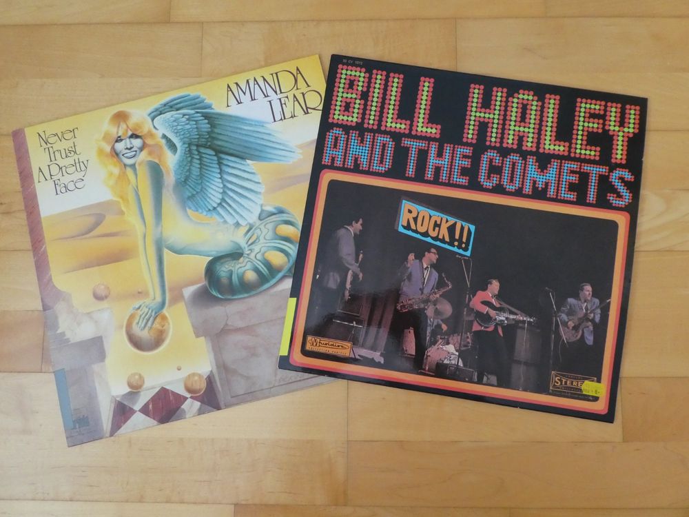 Amanda Lear & Bill Haley auf 2 LP - ein Vollgenuss (Gebraucht) in Muntelier für CHF 19 – mit ...