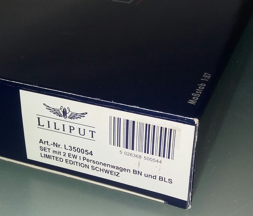 LILIPUT 350054 - - Wagenset mit 2 AB EW I BLS und BN - HO (Gebraucht ...