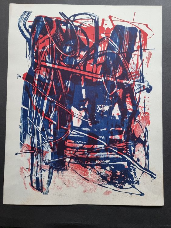KÜNSTLER UNLESERLICH SIGNIERT LITHOGRAPHIE (Gebraucht) in Gersau für CHF 20 – mit Lieferung auf ...
