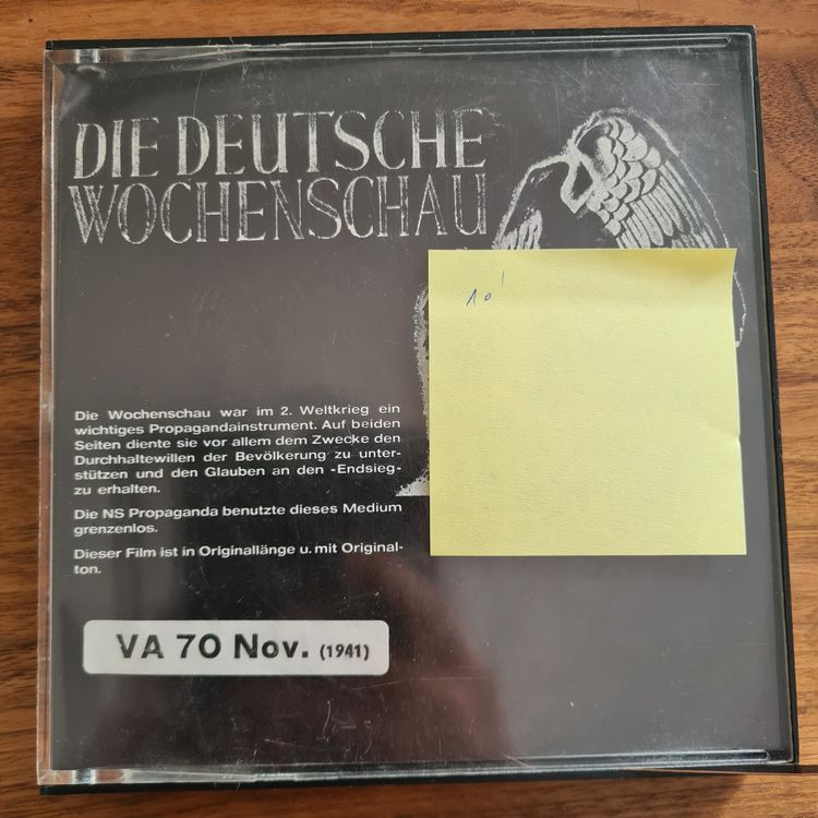 Die deutsche Wochenschau - super 8, Ton, SW, D. ca 80 Meter (Gebraucht ...