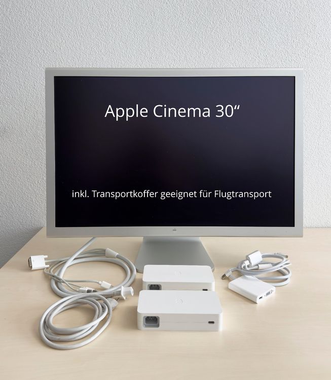 Apple Cinema 30" Monitor inkl. Transportkoffer | Kaufen auf Ricardo