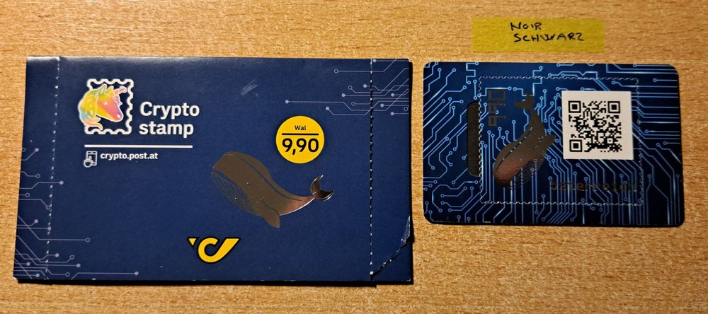 Crypto Stamp Autriche - Baleine Noire CS3 (Neuf (Voir description)) à ...