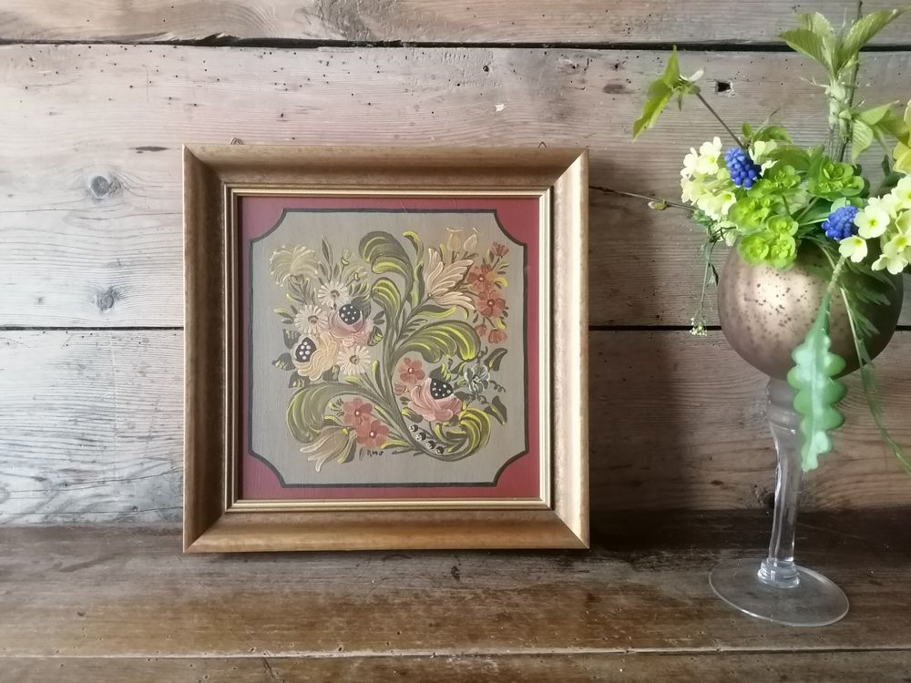 Kleines Bild Bauernmalerei (Gebraucht) in Sevelen für CHF 8 – mit ...