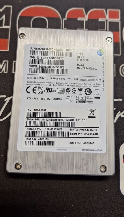 NetApp Samsung 400GB SFF 2.5" SAS-2 6G SSD (Gebraucht) in Adliswil für ...
