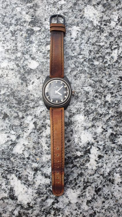 Montre ELOGA Automatic Flipper Vintage | Kaufen auf Ricardo