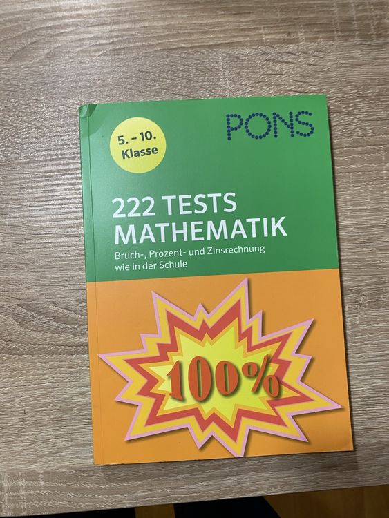 Mathe-Testtraining 5.-10. Klasse - 222 Tests PONS (Neu (gemäss ...