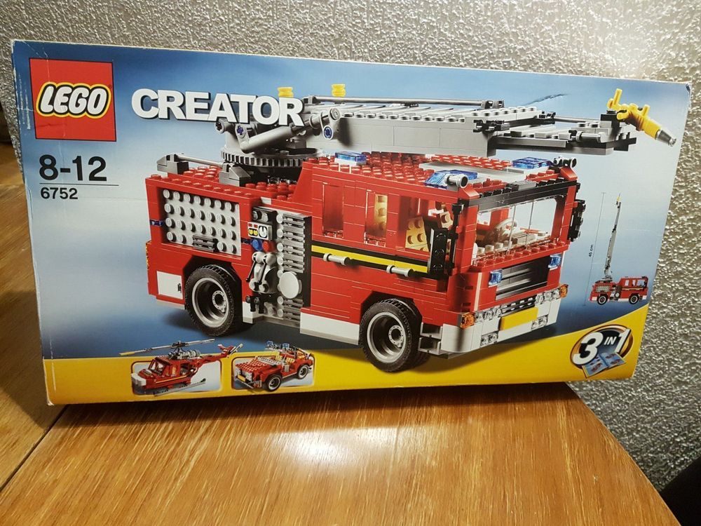 LEGO 6752 Fire Rescue Creator 3in1 OVP (Neu und originalverpackt) in ...