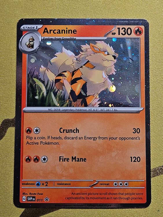 Promo - Arcanine SVP EN 011 (Gebraucht) in Bellinzona für CHF 1 – mit ...