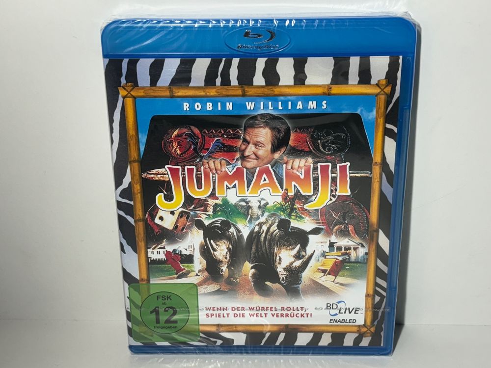 Jumanji Blu Ray OVP (Neu und originalverpackt) in Wilderswil für CHF 5.9 – mit Lieferung auf ...