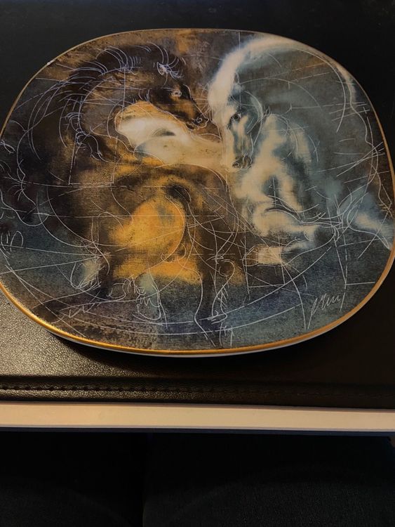 HANS ERNI PORCELAINE DEUX CHEVAUX | Kaufen auf Ricardo