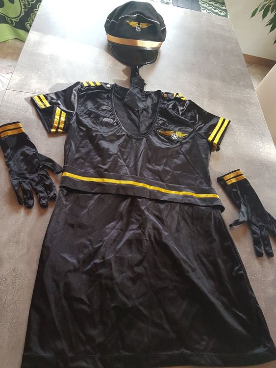 Tenue hôtesse de l'air taille S/M (5) marque Chilirose | Kaufen auf Ricardo