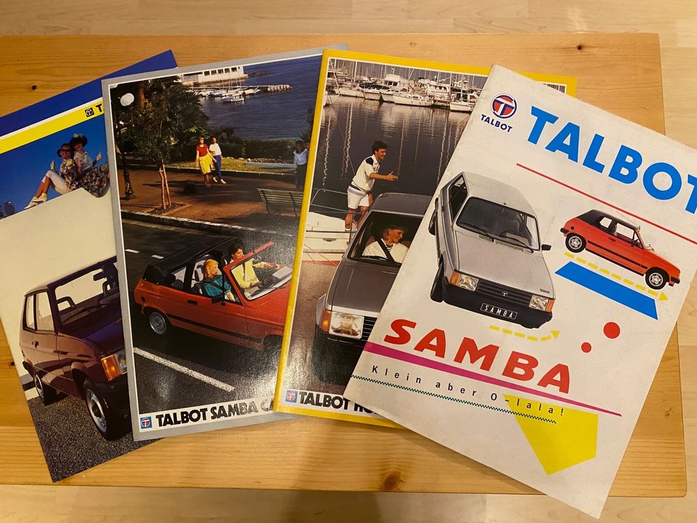 Talbot Samba + Horizon Prospekte Konvolut | Kaufen auf Ricardo