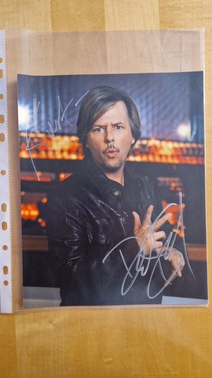 David Spade, Original Autogramm auf Grossfoto in Farbe (Gebraucht) in ...