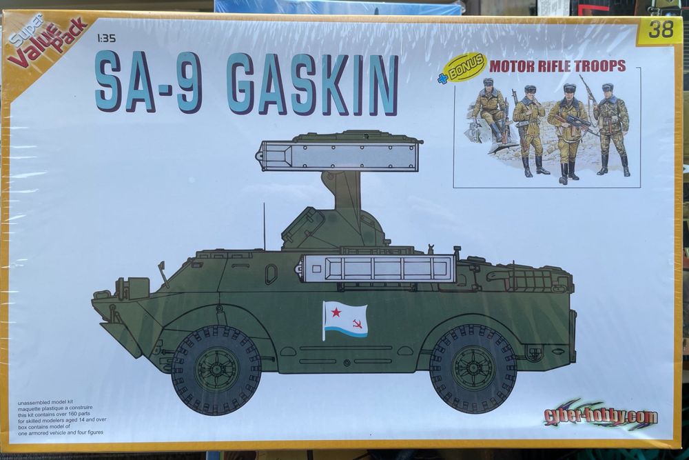 1/35 SA-9 GASKIN mit Motor Rifle Troops Soviet Union SAM (Neu und ...